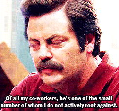 Ron Swanson Gun Gif