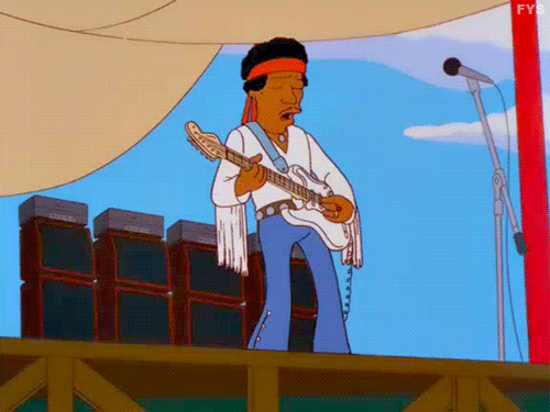 Hippie woodstock simpsons GIF on GIFER - by Dalazar