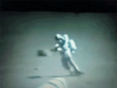 Astronaut space moon GIF on GIFER - by Truehammer
