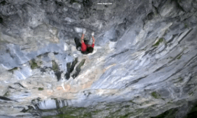Rock climbing living on the edge base jumping GIF on GIFER - by ...