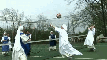 Catholic nuns reaction GIF on GIFER - by Pedwyn