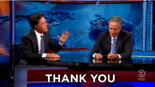Jon stewart stephen colbert the daily show GIF on GIFER - by Gazil