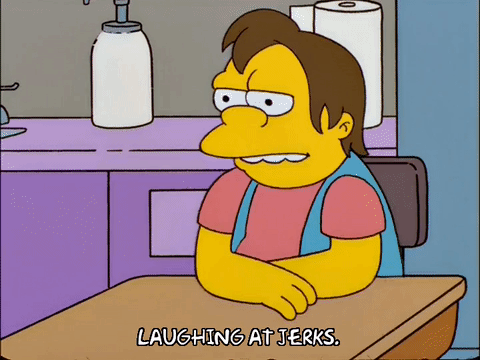 Nelson Simpsons Gif Simpsons Quotes On X: "Nelson, You Look Adorable.