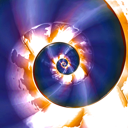 GIF hypnotic fibonacci shining - animated GIF on GIFER - by Murdred
