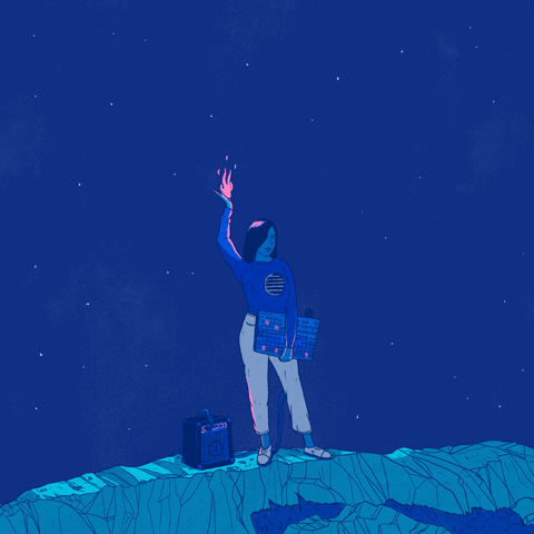 Music fire night GIF - Find on GIFER