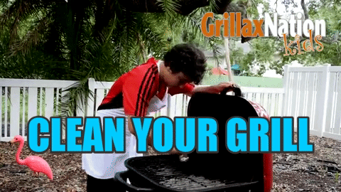 Bbq kids chef GIF - Find on GIFER