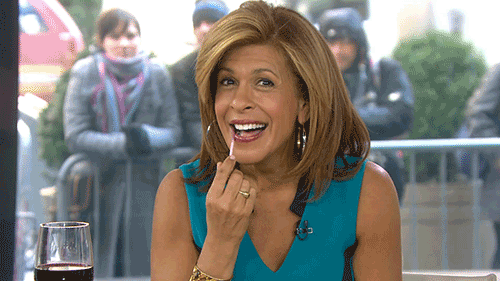 Lip gloss hoda kotb hoda GIF - Find on GIFER