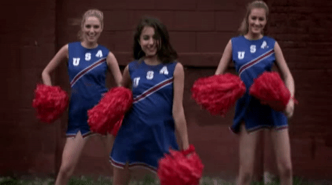 Cheerleaders united states usa GIF - Find on GIFER