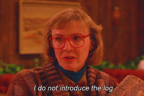 Log lady twin peaks GIF - Find on GIFER