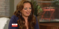 Leah Remini Cbs The Talk Animated On Er