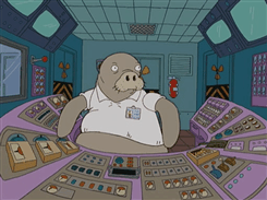 Simpsons manatee GIF - Find on GIFER