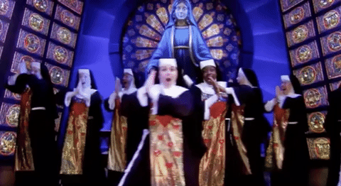 Theatre musicals sister act GIF - Find on GIFER
