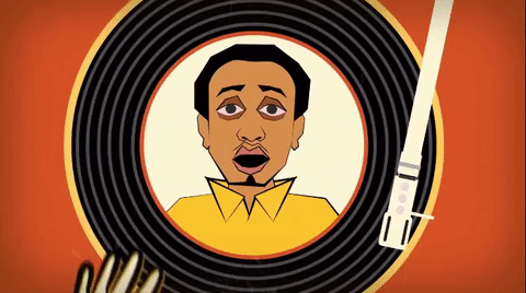 Spinning record music music video GIF - Find on GIFER
