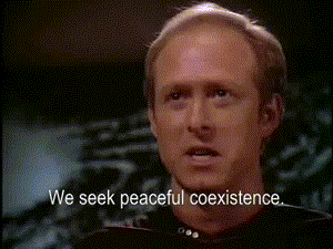 We seek peaceful coexistence coexistence community GIF - Find on GIFER
