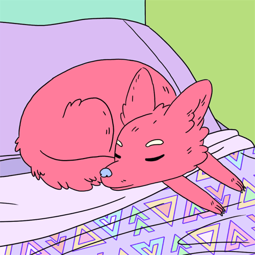 Snooze dog cartoon GIF - Find on GIFER