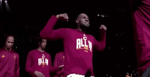 Basketball lebron james muscles GIF - Find on GIFER