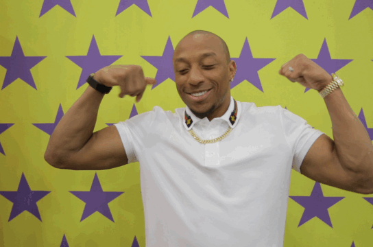 Flexing flex check me out GIF - Find on GIFER