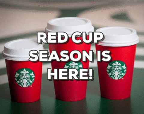 Red cup café noël GIF - Trouver sur GIFER