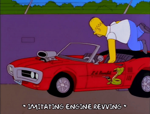Convertible 9x09 homer simpson GIF - Find on GIFER