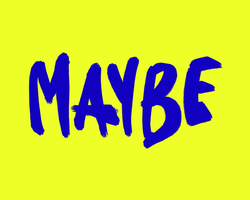 GIF maybe lettering denyse mitterhofer - animated GIF on GIFER