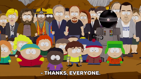 South Park Thanks Gif