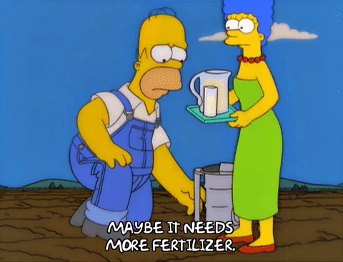 Fertilizer farming homer simpson GIF - Find on GIFER