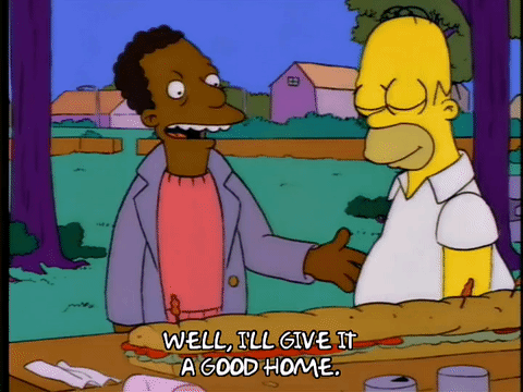 GIF homer simpson season 4 food - animated GIF on GIFER