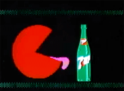 Retro gaming 7up pac man GIF - Find on GIFER