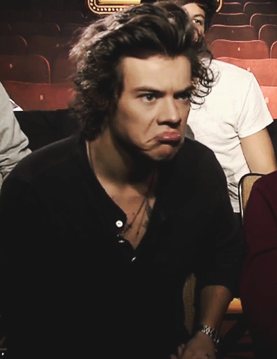 GIF pout harry styles one direction - animated GIF on GIFER - by Ballafyn