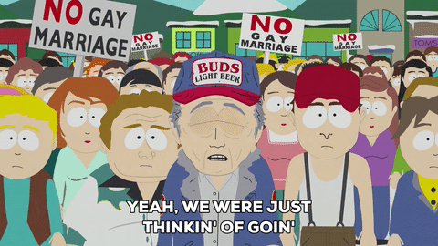 Signs mob GIF - Find on GIFER