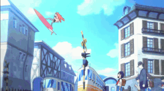 Anime flip magical GIF - Find on GIFER