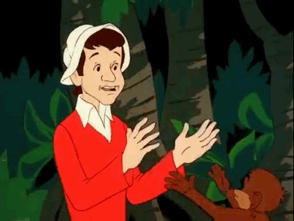 The new adventures of gilligan monkey gilligan GIF - Find on GIFER