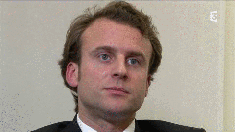 Macron emmanuel macron mimique GIF - Find on GIFER