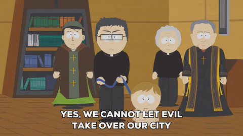 Evil gross religious GIF - Find on GIFER