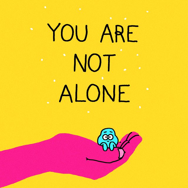 Friend you are not alone alone GIF - Find on GIFER