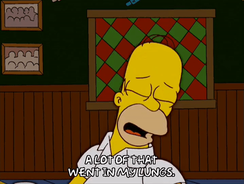 GIF lungs homer simpson season 15 - animated GIF on GIFER