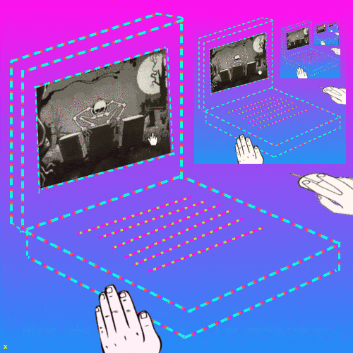 GIF droste effect - animated GIF on GIFER