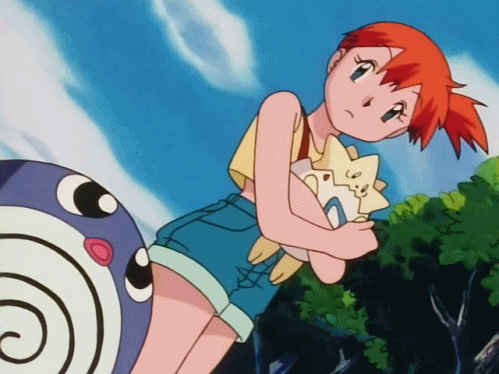 Misty poliwag GIF - Find on GIFER