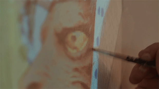 Art painting contemporary art GIF - Find on GIFER