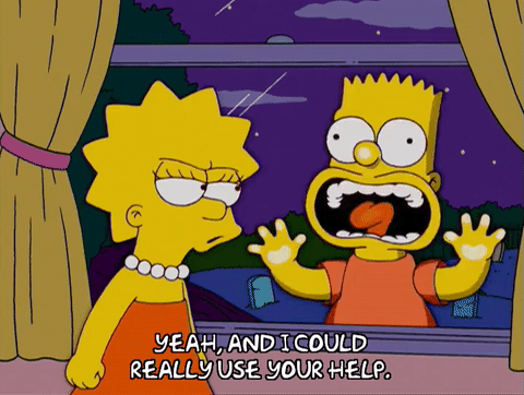 GIF 17x02 bart simpson lisa simpson - animated GIF on GIFER