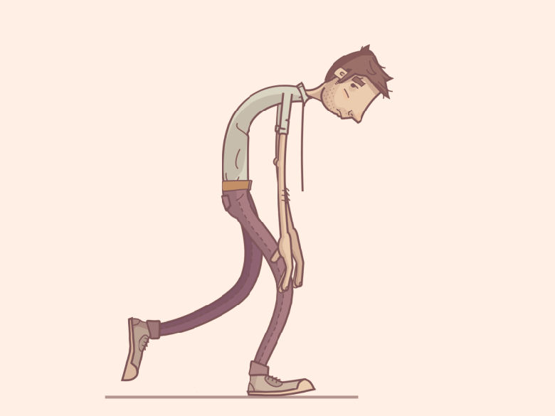 Persona Real Caminando Gif