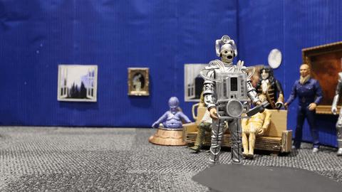 GIF cybermen fan show annihilate me - animated GIF on GIFER