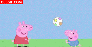 Peppa jugando pig GIF - Find on GIFER