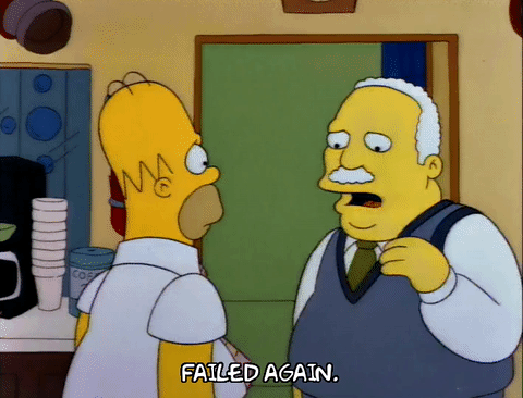Failed season 3 homer simpson GIF - Find on GIFER
