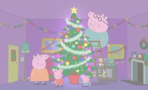 Peppa pig peppa christmas GIF - Find on GIFER
