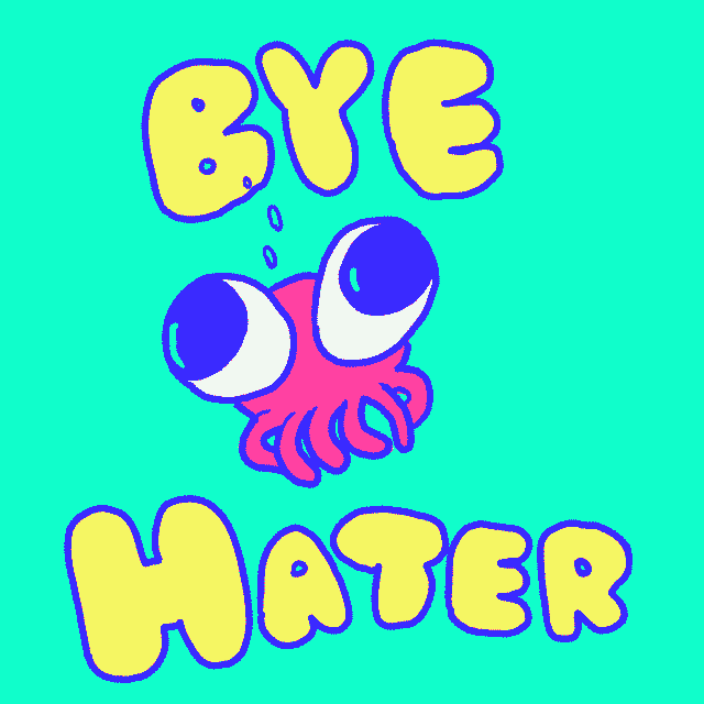 Hater cute haters GIF - Find on GIFER