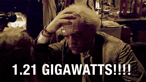 Back to the future 121 gigawatts doc GIF - Find on GIFER