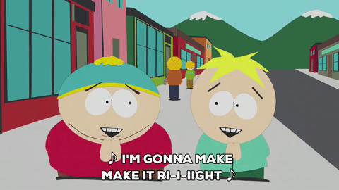 Friends eric cartman butters stotch GIF - Find on GIFER