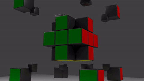 Rubix cube corner pieces GIF - Find on GIFER