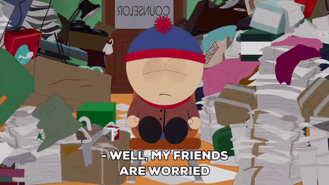 Hoarding stan marsh problemas GIF - Encontrar en GIFER